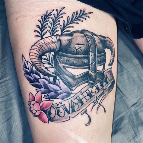 101 Amazing Skyrim Tattoo Ideas That Will Blow Your Mind Skyrim Tattoo Tattoos Scroll Tattoos