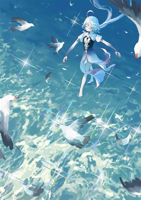 Focalors Genshin Impact Drawn By Amberkaki Danbooru