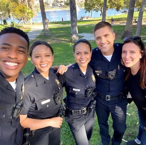 Eric Winter Melissa Oneil Titus Makin Jr Alyssa Diaz The Rookie The Rookie Movie Eric