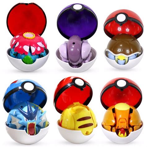 Pokemon Elf Ball Variant Toy Model Pikachu Jenny Turtle Pocket Monsters