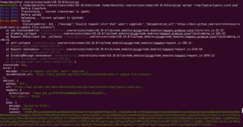 Bug Picgo Error Statuscodeerror 422 · Issue 985 · Molunerfinn