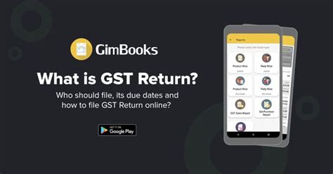 GST Return Who Should File Due Dates How To File In