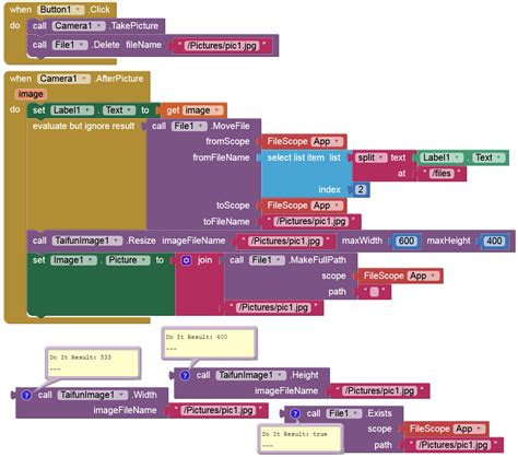 Unable To Resize Photo In App Inventor 24 By Anke Mit App Inventor