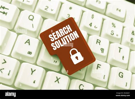 Handwriting Text Search Solution Conceptual Photo An Action Or Process Of Finding Solution To A