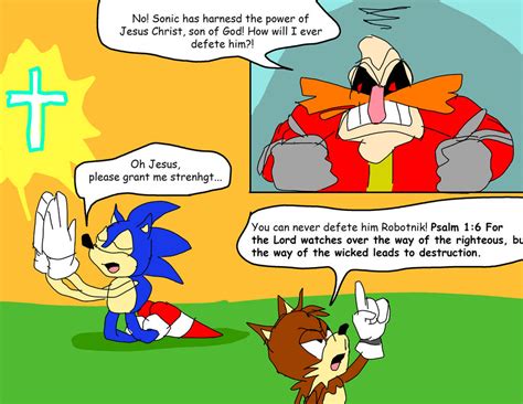Aosth Sonic Finds Christ By Tokoro Tenjiro On Deviantart