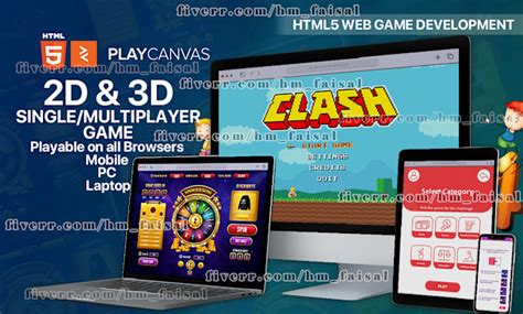 Develop Html5 Javascript Game For Web Browser Pc Android And Ios By Hmfaisal Fiverr