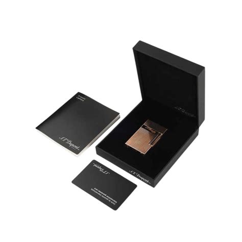 Experience Luxury S T Dupont Ligne 2 With Rose Gold Finish Lighter S T Dupont Outlets