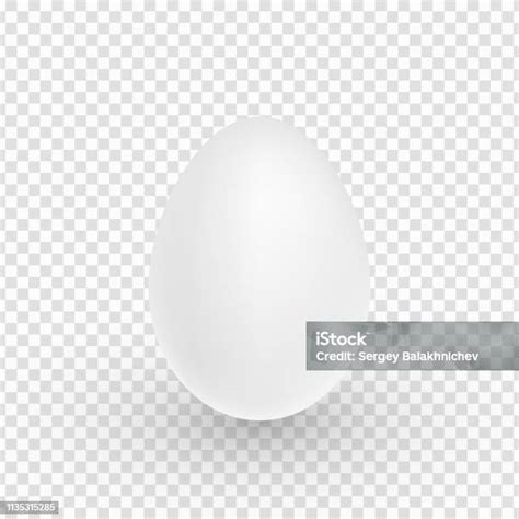 현실적인 부활절 달걀 투명 한 배경에 고립 치킨 3d 계란 부드러운 그림자 프로젝트에 대 한 축제 요소입니다 벡터 일러스트입니다 Eps 10 3차원 형태에 대한 스톡 벡터