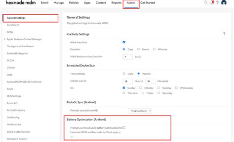 How To Periodically Sync Android Devices Hexnode Help Center