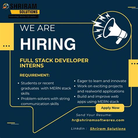 Mernstack Fullstackdeveloper Internship Shriram Solutions