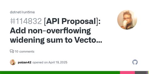 Api Proposal Add Non Overflowing Widening Sum To Vector Types