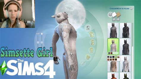 Sims 4 Création De Loup Garou👭🌓 Youtube