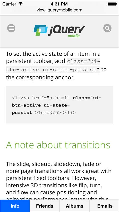 Ios 7 的 Safari 和 Html5：问题，变化和新 Api Alons Blog