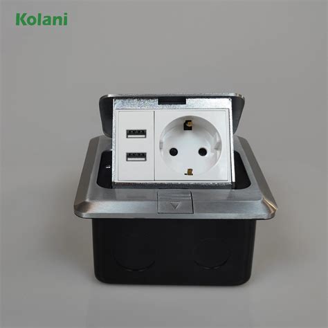 Superior Quality Sliver Ground Round Socket And Double Usb Socket Wall Socket And Ground Socket