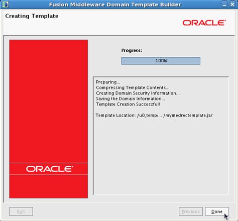Oracle Weblogic Server 12c Creating And Using A Domain Template