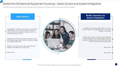 Determine 5g Network Equipment Sourcing Open Source And System Integrators