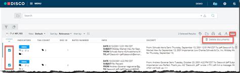 Deleting Specific Documents From Your Database Disco