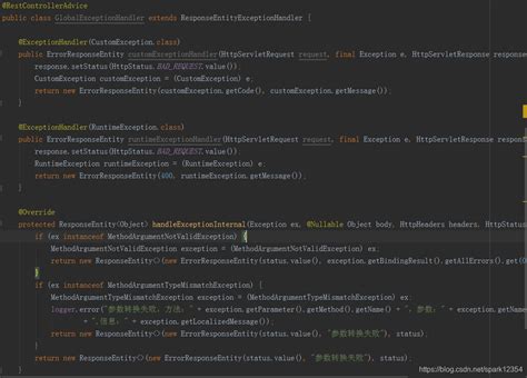 Spring Boot 统一异常处理springboot捕捉定时器异常 Csdn博客