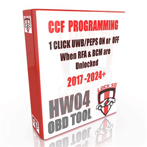 Lock HW OBD A B C Tool JLR To CCF UWB PEPS ON Or OFF Click Modify Unlocked