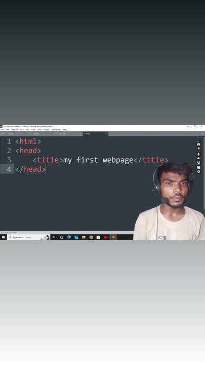 Html Basic Structure Html5 Computer Video Codewithshaktivideo