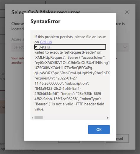 error on bearer token for qna maker subscription on composer based bot · issue 8940 · microsoft