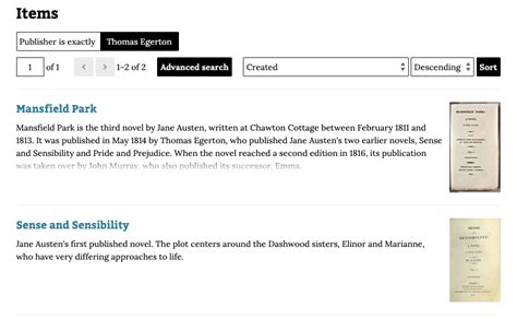 Metadata Browse Omeka S User Manual