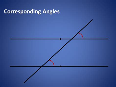 corresponding and alternate angles angles in parallel lines full