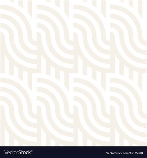 Seamless Monochrome Geometric Pattern Abstract Vector Image