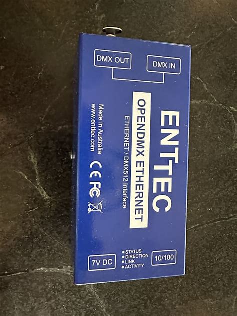 Enttec Open Dmx Ethernet Ode 70305 2015 Reverb Enttec Open Dmx Ethernet Ode 70305 2015 Reverb