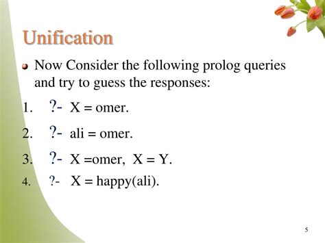 ppt unification recursion and lists chapter 4 powerpoint