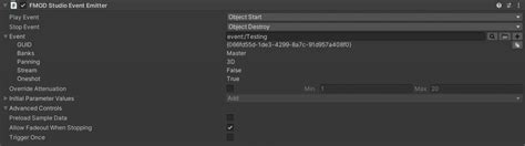 Playing Fmod Events In Unity Alessandro Fam