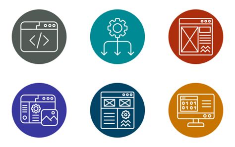 Coding Icon Pack Color Fill 48 Svg Icons