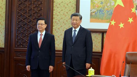 有片 習近平：中央充分肯定李家超和新一屆特區政府工作 勇於擔當務實有為 香港商報