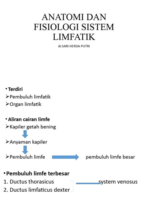 Anatomi Dan Fisiologi Sistem Limfatik Pdf