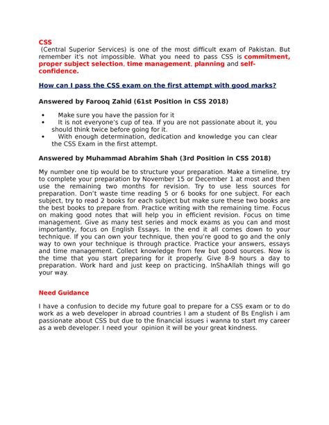 Css Css Guidence Css Central Superior Services Is One Of The Most