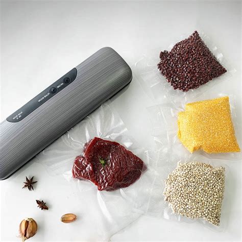 Bxj033 가정용 자동 진공 씰링 기계 식품 야채 및 과일 보존 기계 제품 사양 미국 플러그 회색