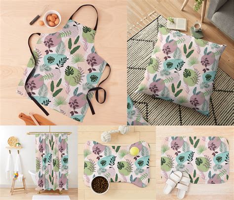 Abstract Garden Pattern Behance