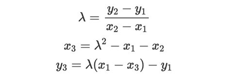 Elliptic Curve Point Addition