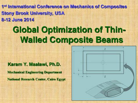 Pdf Global Optimization Of Thin Walled Composite Beams