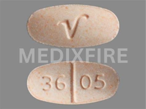Hydrocodone 325 Mg 5 Mg M365 Pill Oblong Medixfire