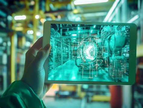 Augmented Reality In Industry 40 Tablet For Smart Machine Maintenance