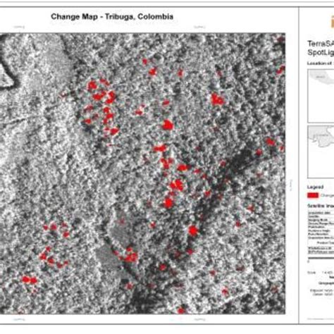 Terrasar X Spotlight From A Test Site In West Columbia Showing The 40
