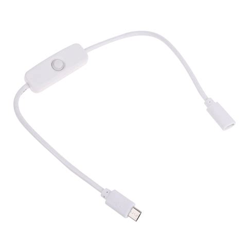 Windland Micro Usb Female To Male Extension Cable With 501 Button