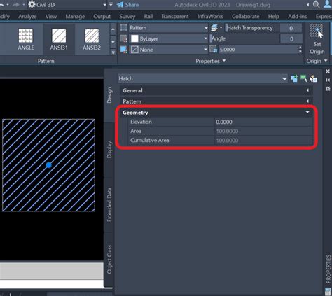 Hatch Area Not Showing Autodesk Community