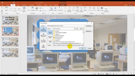How To Add Hyperlinks In Ms Powerpoint Step By Step Tutorial Youtube