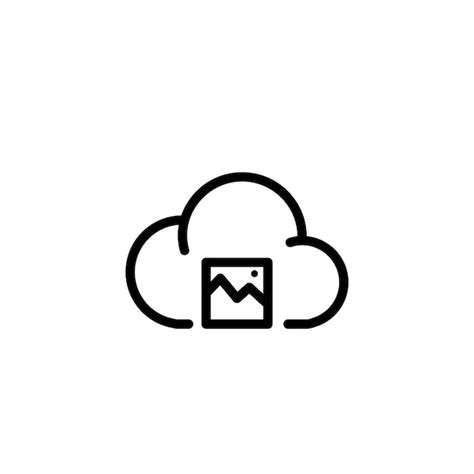 Premium Vector Technology Cloud Computing Sign Symbol Vector