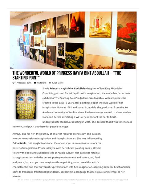 The Wonderful World Of Princess Hayfa Bint Abdullah The Starting Point Meeting Benches Pdf
