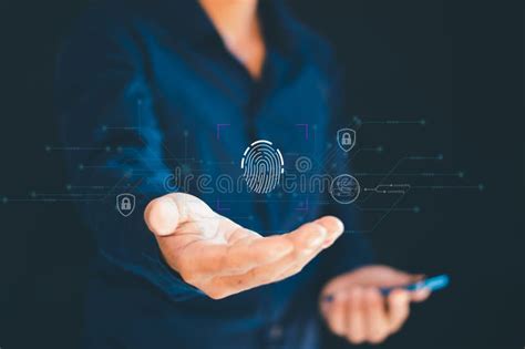 Network Security Protection Information Security Access Privacy Protection Concept Stock Image