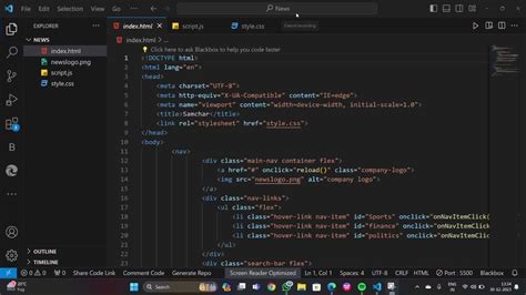 hari om on linkedin pinnaclelabs html internship webdevelopment