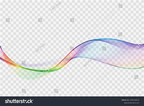 Abstract Wavy Color Spectrum Wave Design Stock Vector Royalty Free 2185518533 Shutterstock